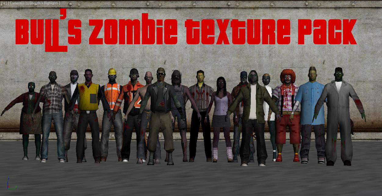 GTAGarage.com » Bull's Zombie Texture Pack » View Screenshot