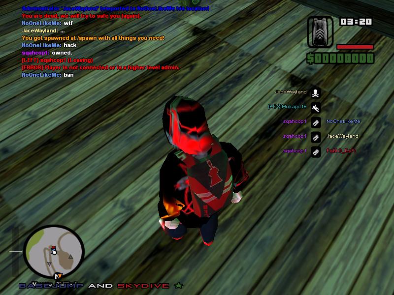 GTAGarage.com » Satanic Skin And Wingsuit Screenshots